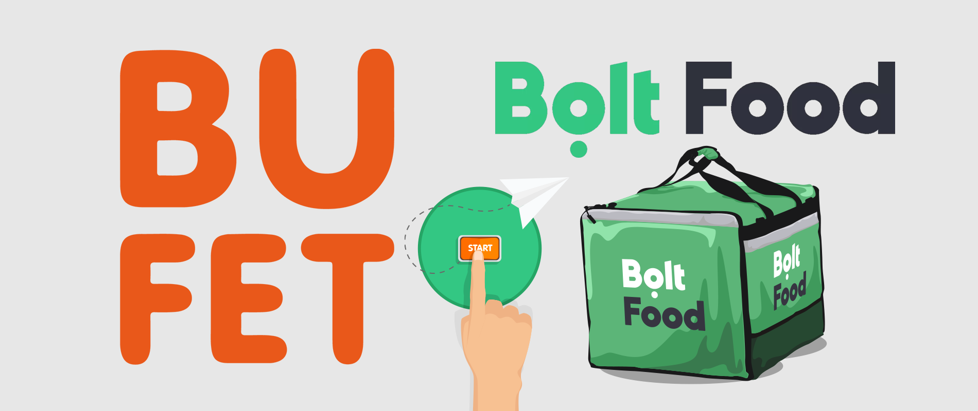 Bolt Food доставляє продукцію із наших закладів у мережі кафе швидкого харчування Буфет | Fast ...